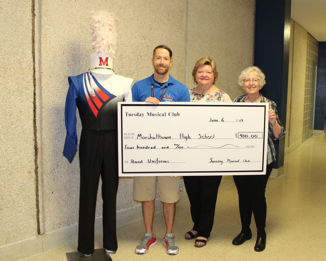 Tuesday Musical Club contributes to new MHS band uniforms | News ...